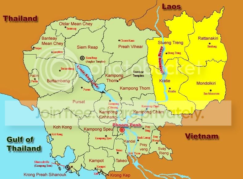 Eastern Cambodia : Stueng Treng, Kratie, Rattanakiri and Mondol Kiri ...