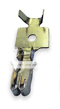 Looking for crimp-on wire terminals to insert into back of fuse block ...